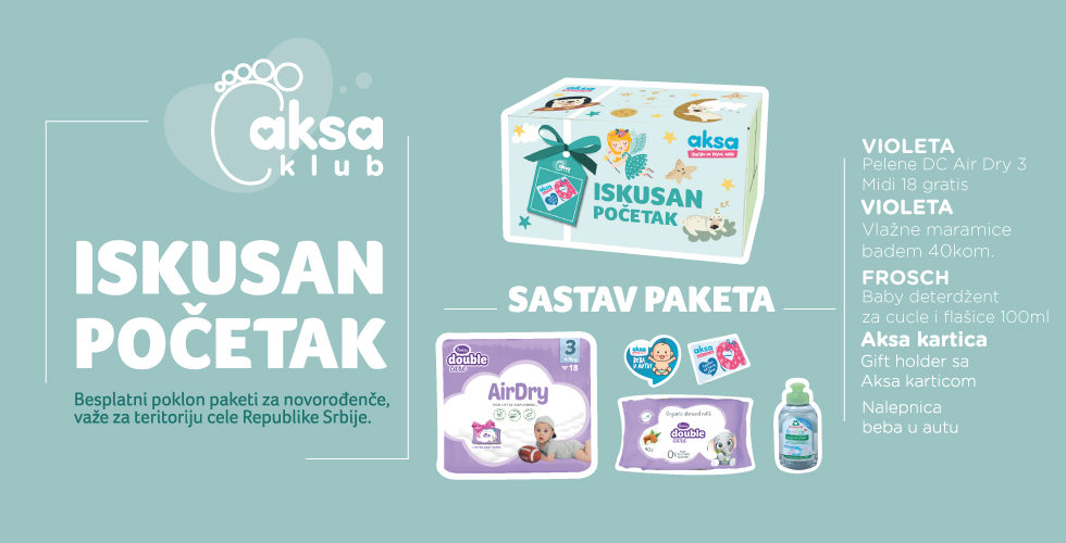 Poklon paket za bebe i novorođenče | AKSA