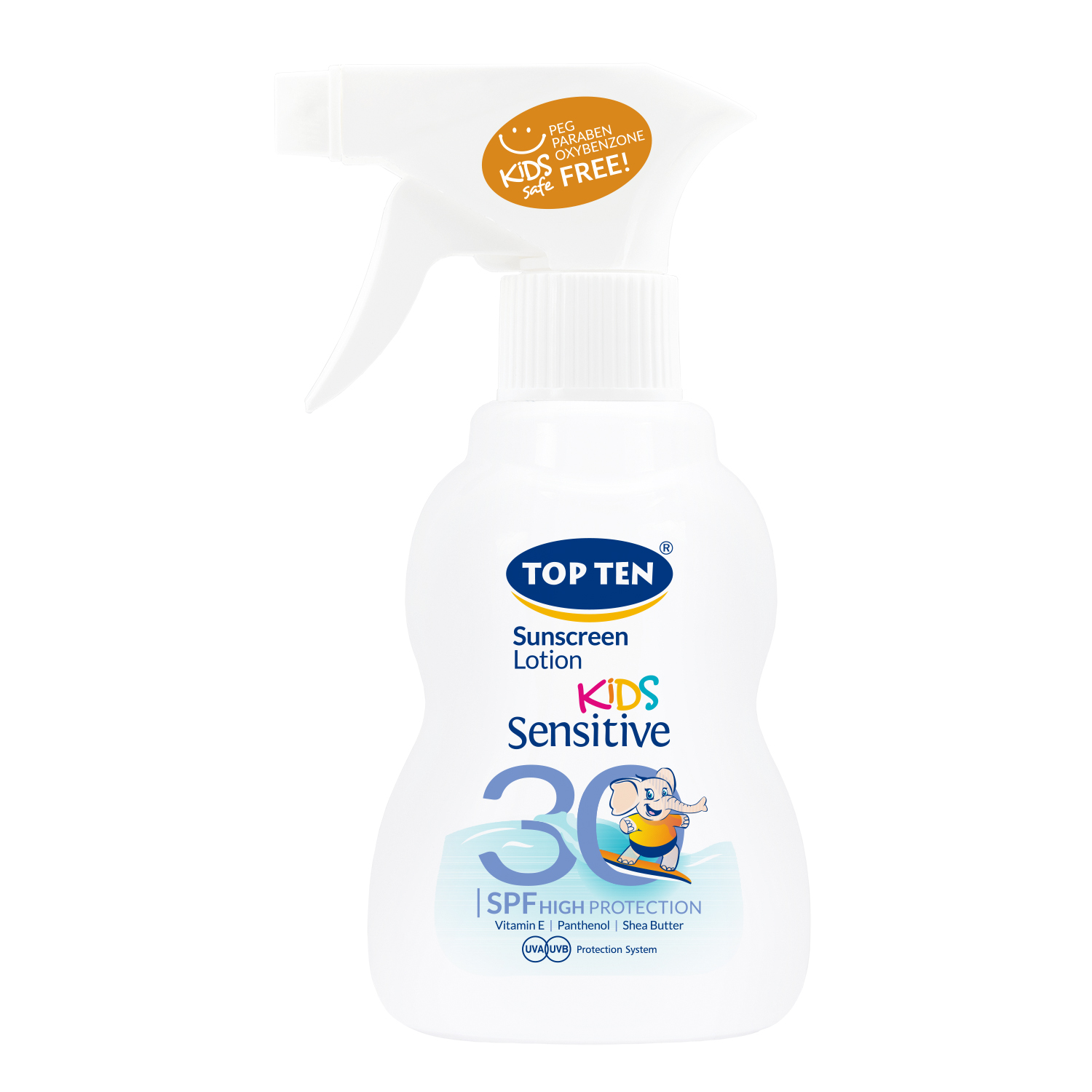Top ten kids losion za sun. sprej SPF30 200ml | AKSA
