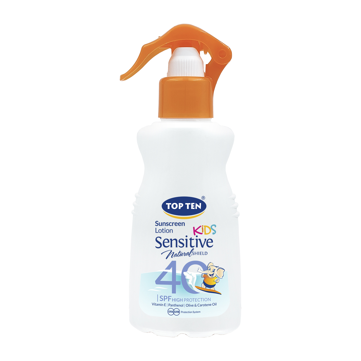 Top ten kids losion za sun. sprej SPF40 180ml | AKSA