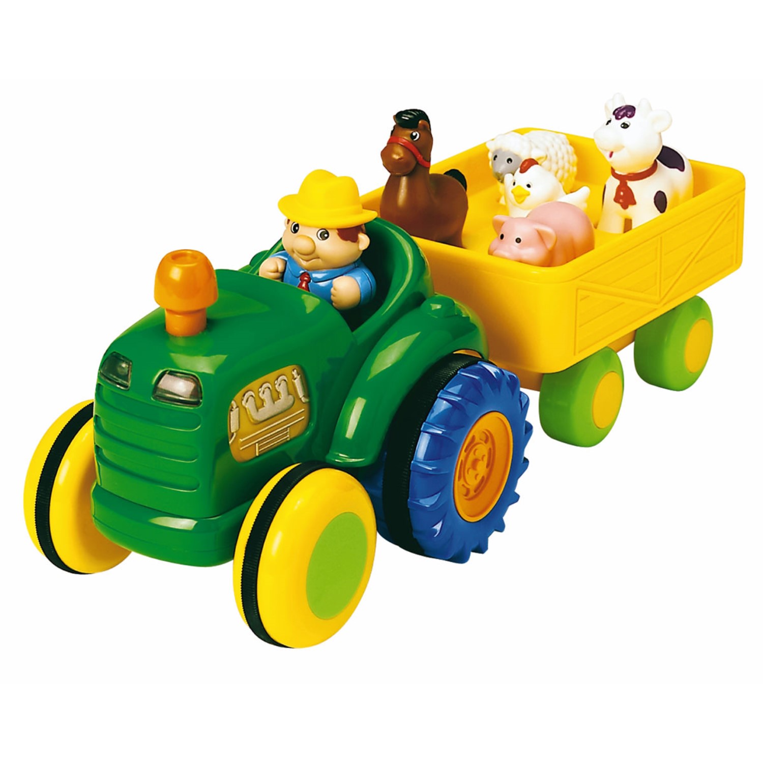 Kiddieland igračka farmerski traktor sa prikolicom | AKSA