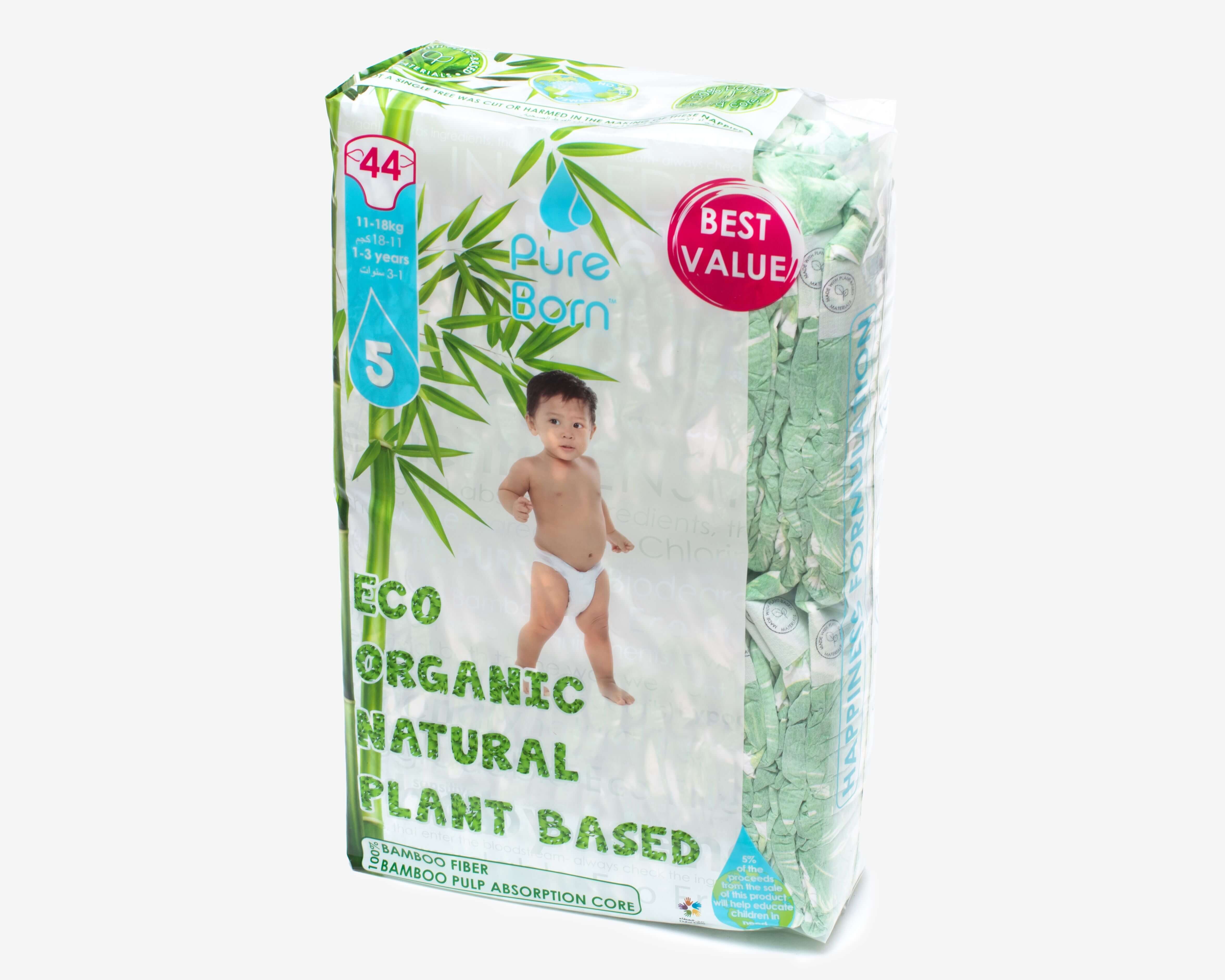 Pure Born pelene 5 Jumbo 11-18kg 44kom | AKSA