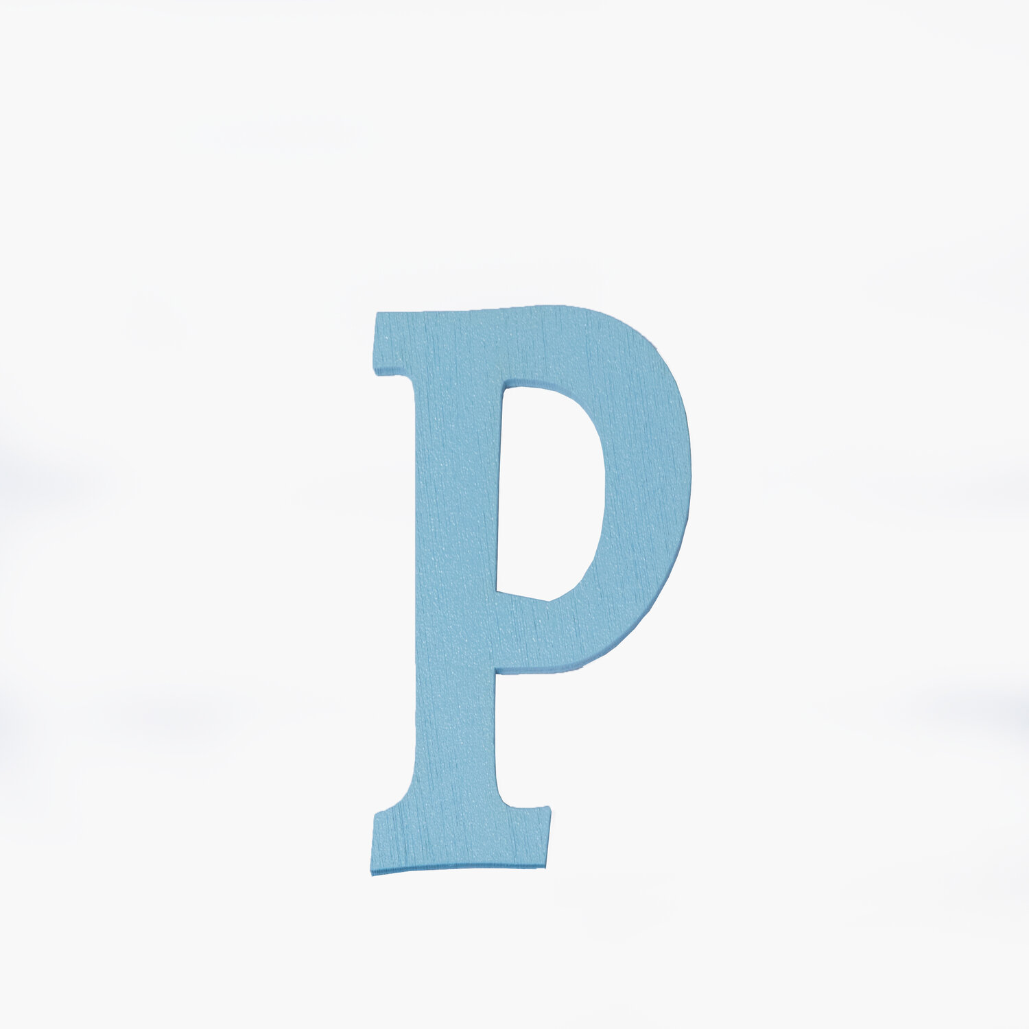 Drveno slovo P plavo | AKSA