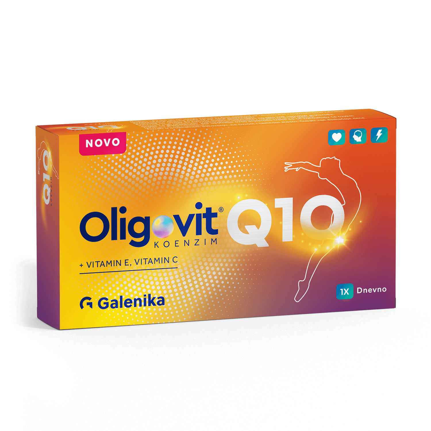 Oligovit Q10 + Vit E + Vit C kaps.30kom | AKSA