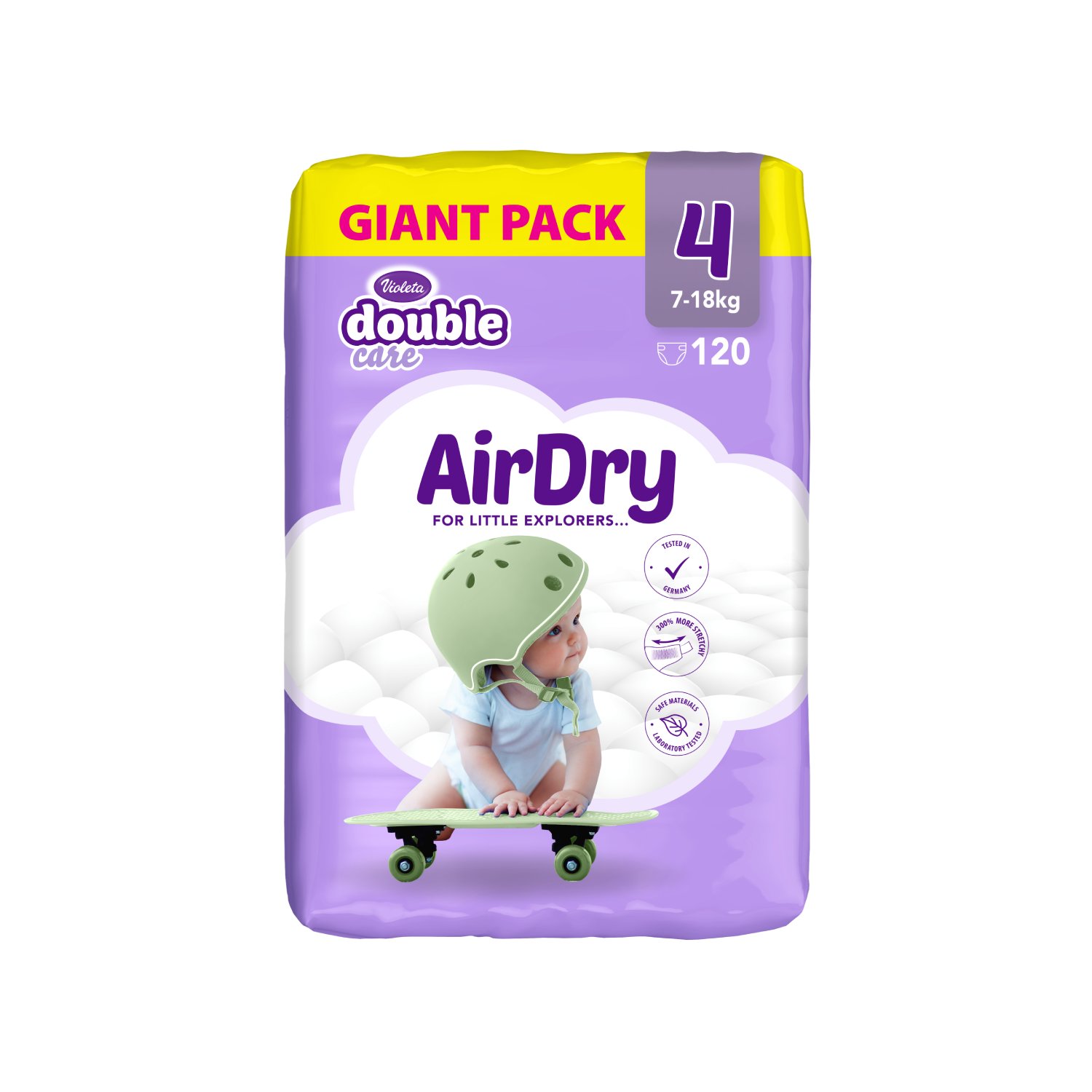 Violeta pelene DC Giant Air Dry 4 Maxi7-18kg120kom | AKSA