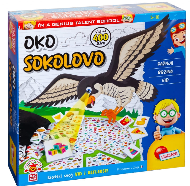 Mali Genije Društvena igra Oko Sokolovo | AKSA