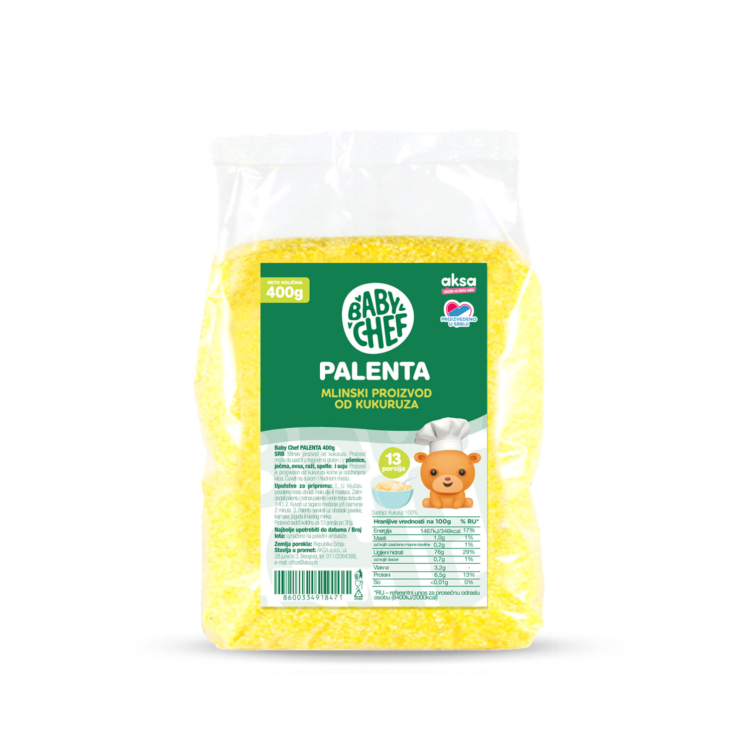 Baby Chef PALENTA 400g | AKSA