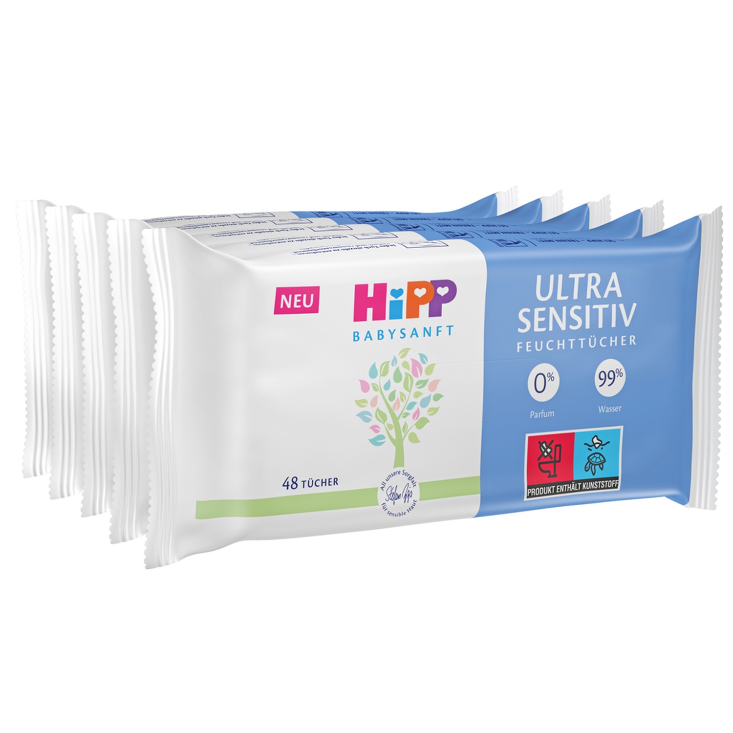 Hipp babysanft ultra sensit. vlaž maramice 5*48kom | AKSA