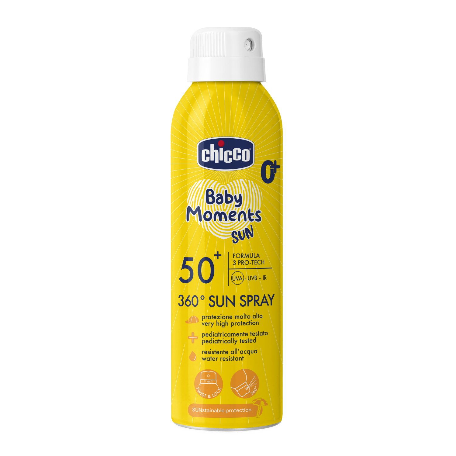 Chicco 360 sprej za sunčanje SPF 50+,150ml | AKSA