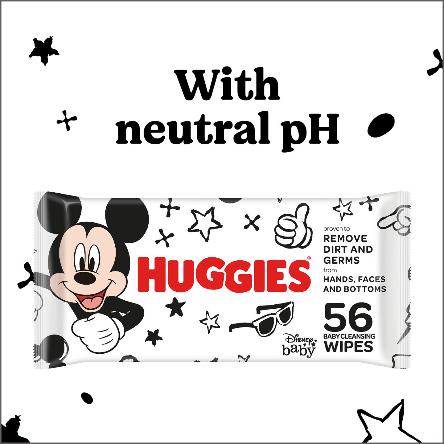 Huggies baby vlažne maramice mickey mouse 56kom | AKSA