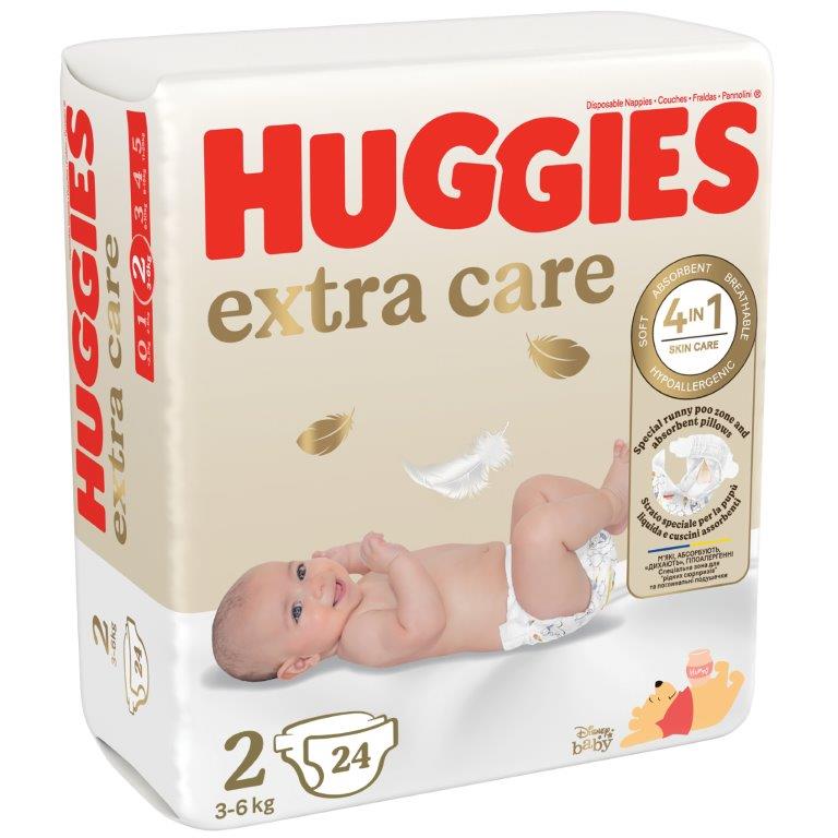 Huggies pelene extra care 2 3-6kg 24kom | AKSA