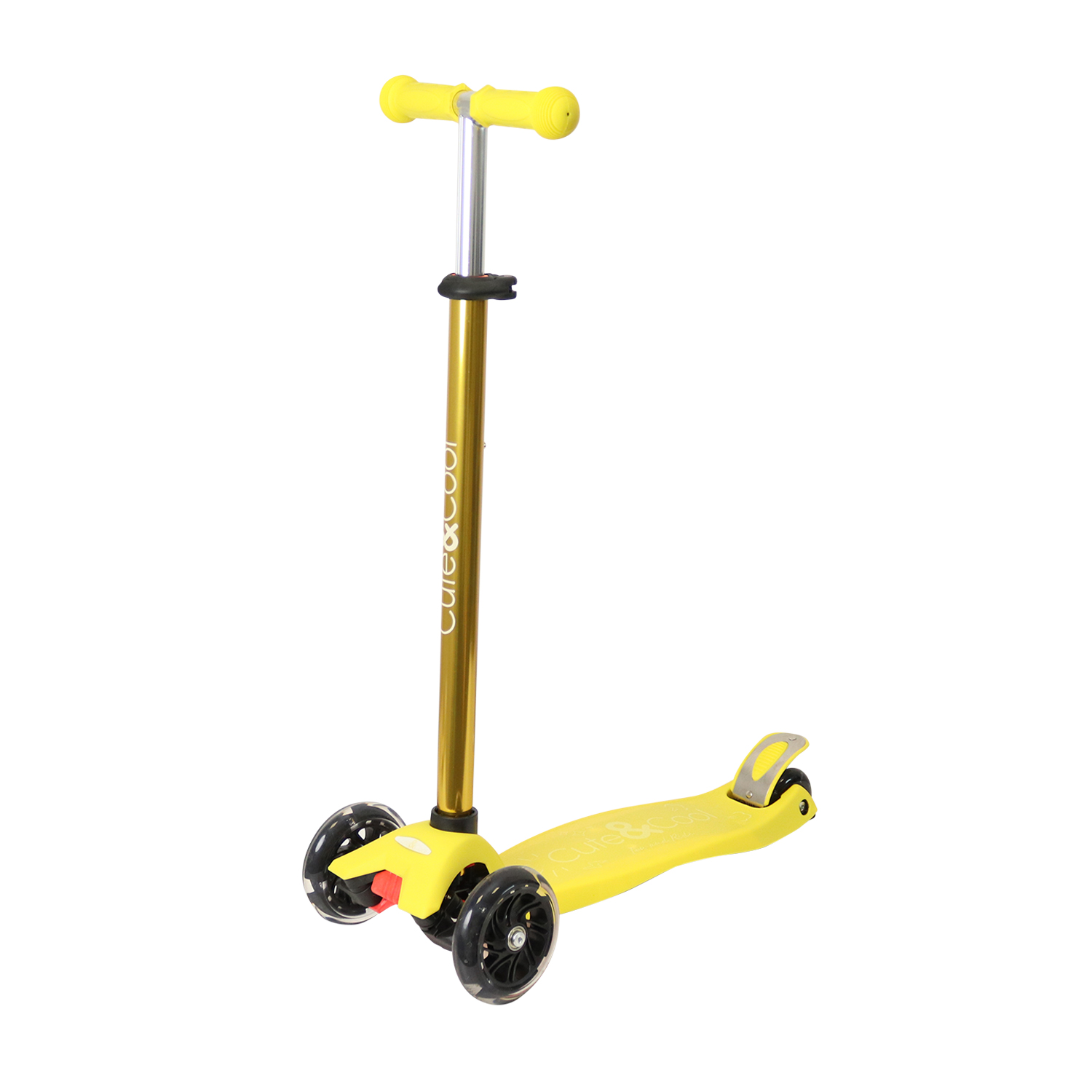 Cute&Cool trotinet Prime Lights yellow | AKSA