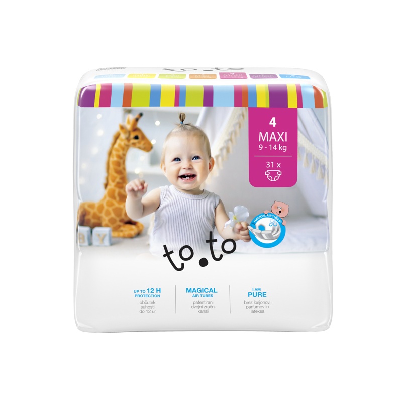 To To pelene 4 maxi 9-14kg, 31kom | AKSA