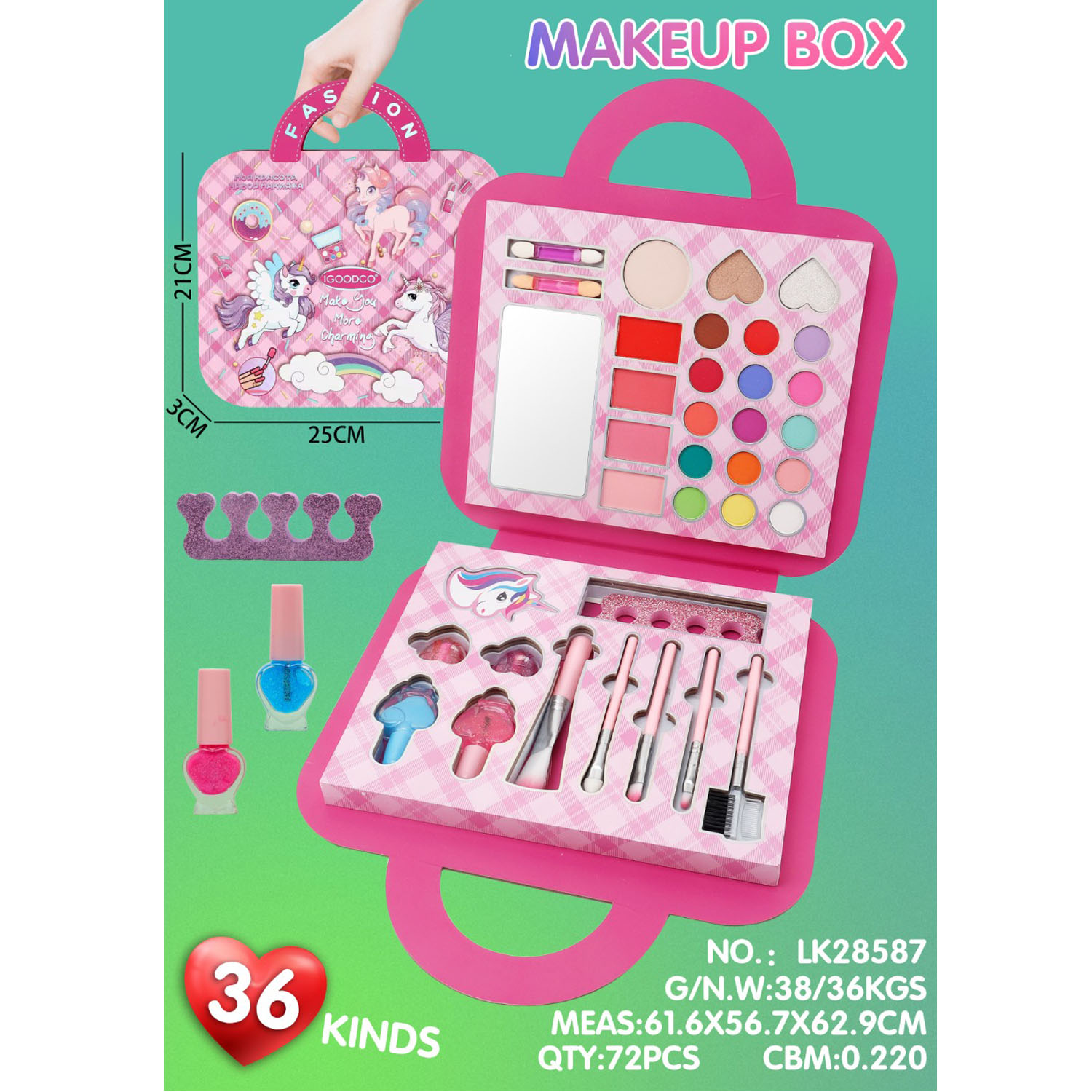 HK Mini set za sminkanje u koferu | AKSA