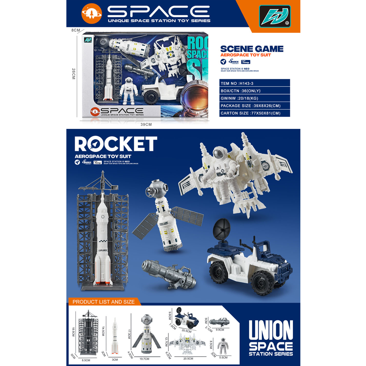 HK Mini igračka raketa , svemirski brod | AKSA