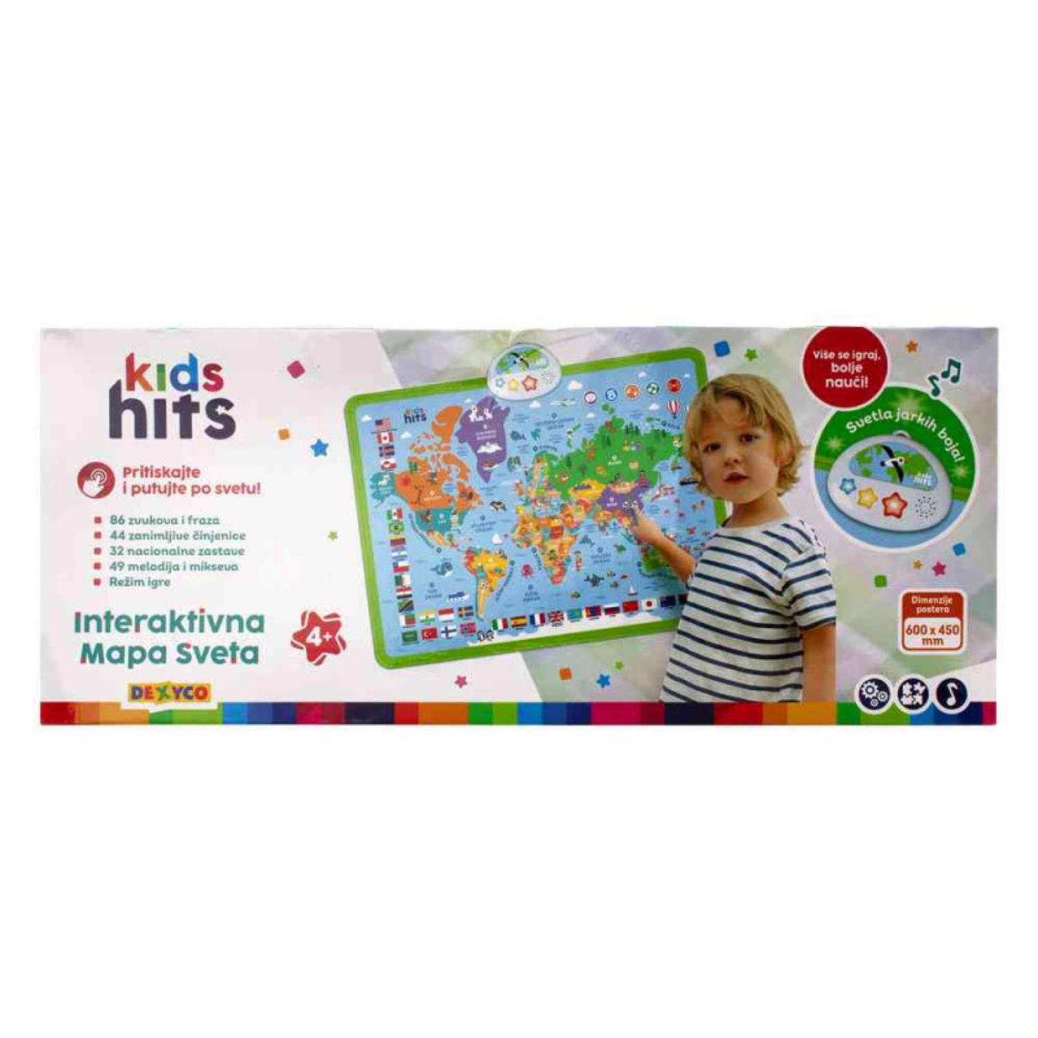Kids Hits Interaktivna Mapa Sveta Rs | AKSA
