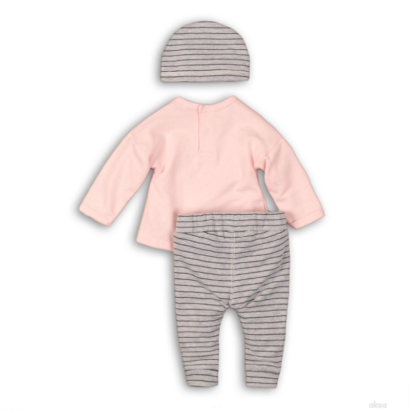 Dirkje komplet(majica dr, donji deo i kapa),devojč | AKSA