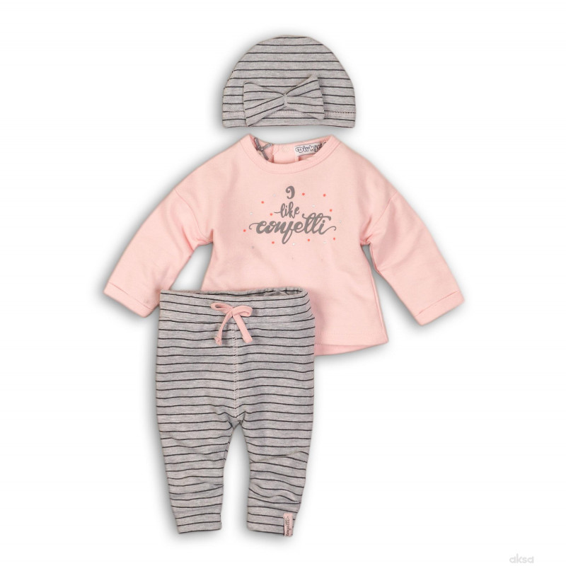 Dirkje komplet(majica dr, donji deo i kapa),devojč | AKSA