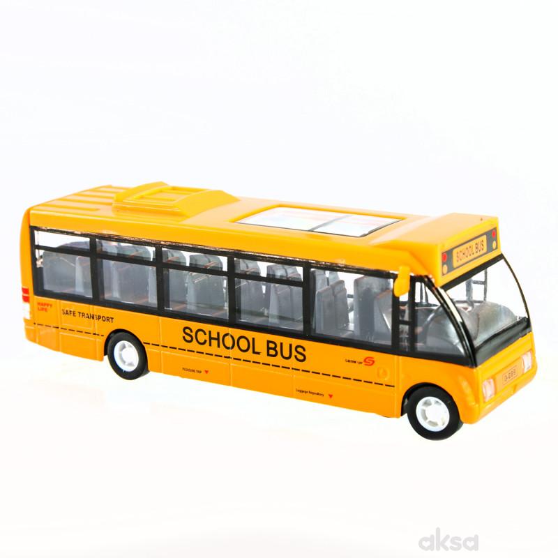 Hk Mini igračka gradski autobus, display 6 komada | AKSA