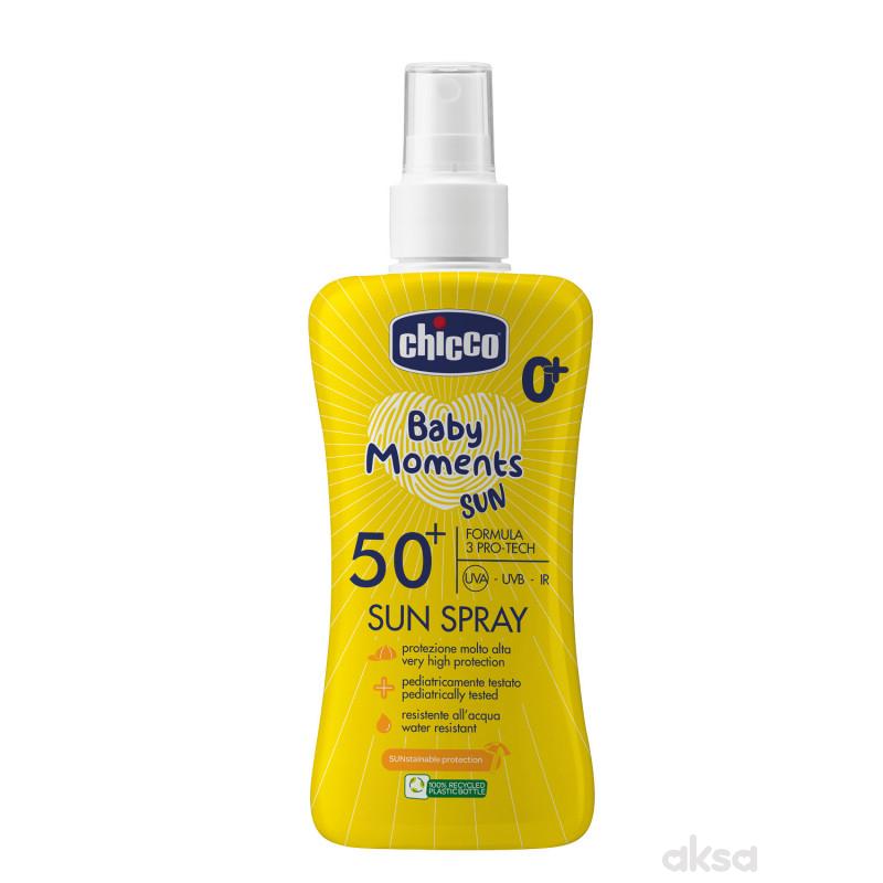Chicco sprej za suncanje SPF50+, 150ml | AKSA